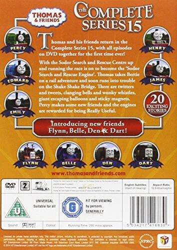 THOMAS & FRIENDS: The Complete Series 15 [DVD] [Region 2] - DVD - New £ ...