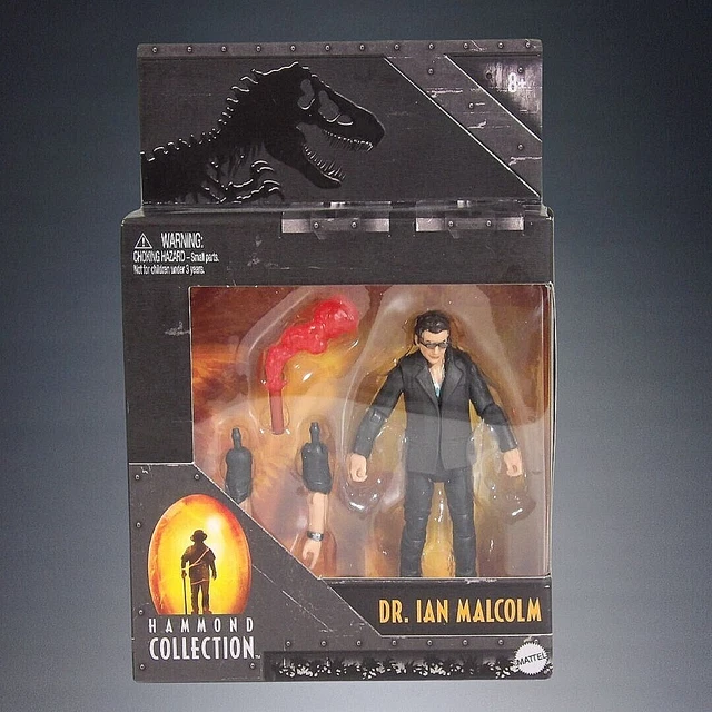 Mattel Jurassic Park Hammond Collection Dr Ian Malcolm 4 Action