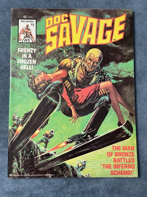DOC SAVAGE #3 Magazine 1975 bande dessinée Marvel Doug Moench John ...