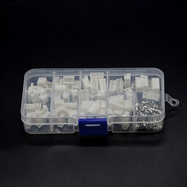 XH2.54 BOITE DE 230 Pcs 2p 3p 4p 5pin Broches 2.54mm Pitch Terminal Kit/Boîtier EUR 6,99 ...