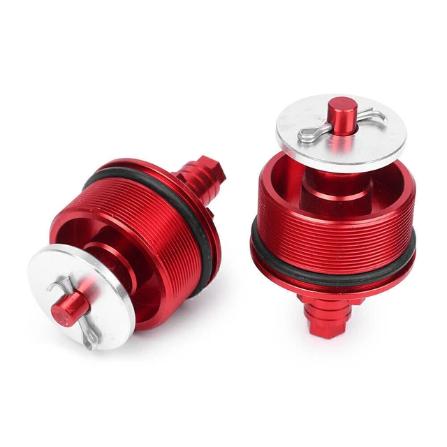 COPPIA VITI FORCELLA Pretensione-Regolazione Alluminio per Honda CB400 ...