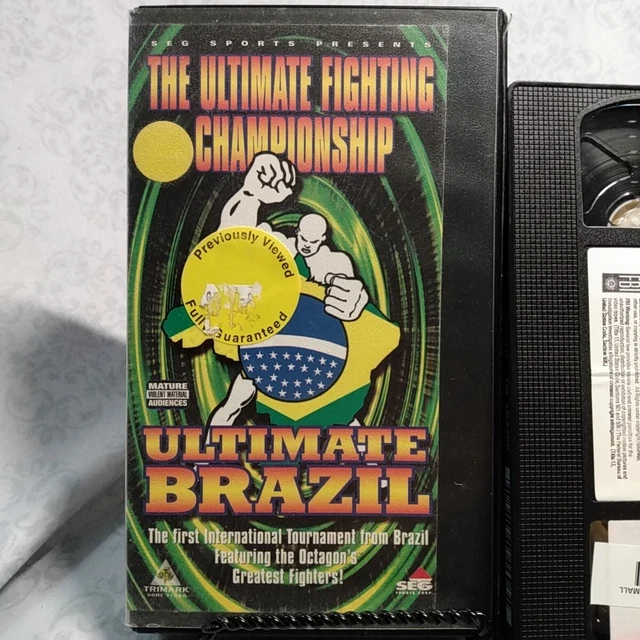 ULTIMATE FIGHTING CHAMPIONSHIP Brazil VHS Tested Works Vintage 1998 £4. ...