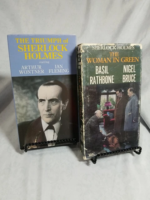 SHERLOCK HOLMES VHS The Woman in Green & The triumph of Sherlock Holmes ...