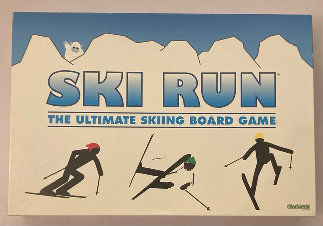 SKI RUN THE Ultimate Skiing Family Board Game by Wildcard Games ...