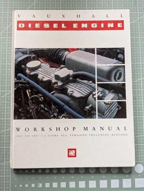 BEDFORD VAUXHALL 1.6 Diesel Engine Haynes Workshop Manual 1982-1987 £5. ...