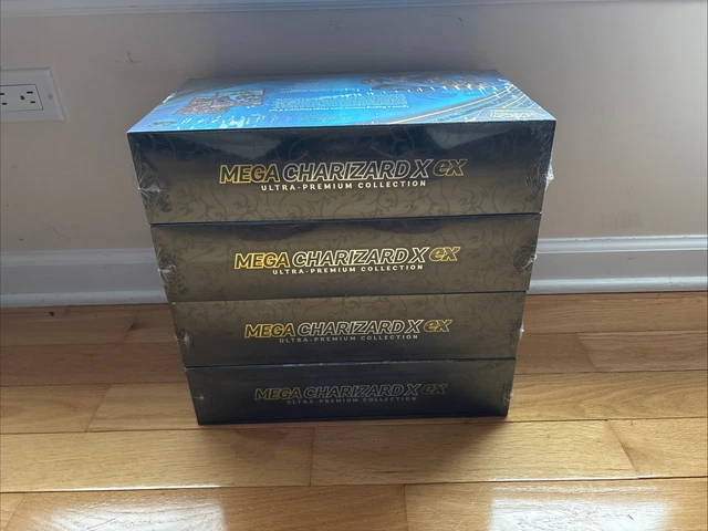POKÉMON MEGA CHARIZARD X EX Ultra Premium Collection – Opened 4-Box ...