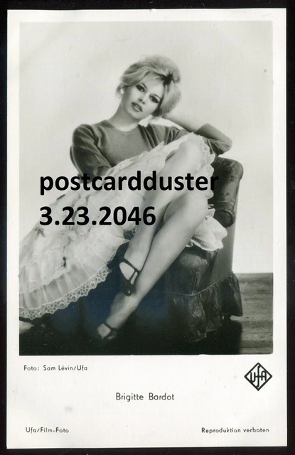 BRIGITTE BARDOT 1950S French Movie Actress Sexy Pose. Real Photo Postcard £6.38 - PicClick UK