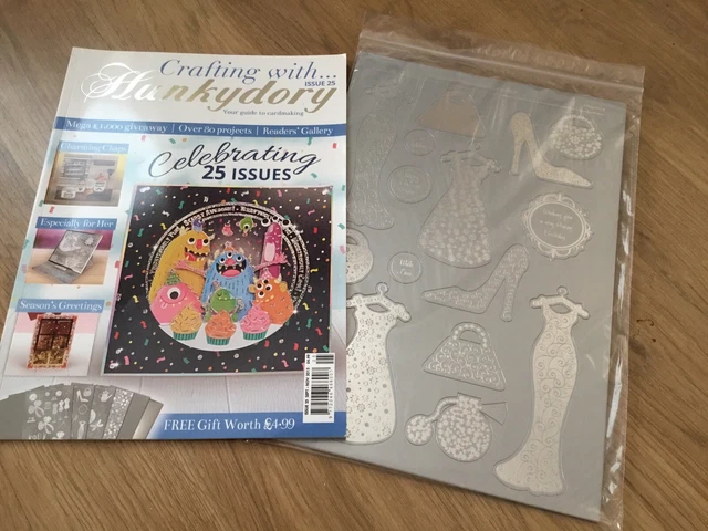 CRAFTING WITH HUNKYDORY Magazine & Free Gift. Issue 25 £4.00 - PicClick UK