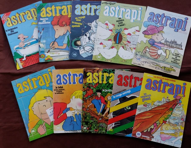 LOT DE REVUES Astrapi - Astrapan Anciennes 1982 (10 Numéros) EUR 5,00 ...