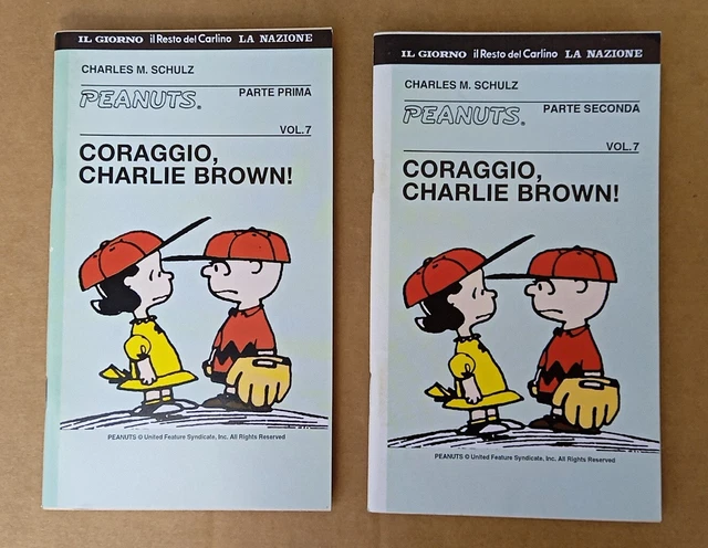 CHARLES M. SCHULZ - Coraggio, Charlie Brown! - Peanuts vol. 7 parte 1 e ...