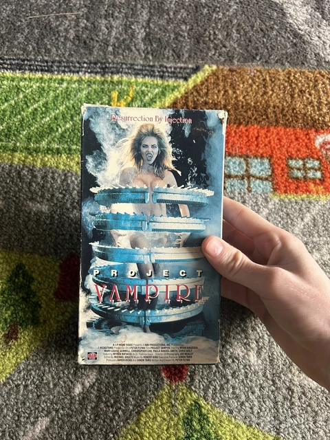 PROJECT VAMPIRE VHS Horror Brian Knudson Mary Louise Gemmill Video Rare ...