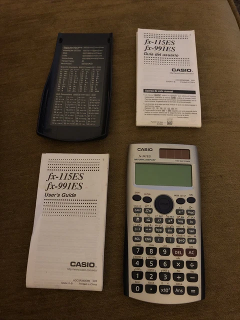 CASIO FX-991ES SCIENTIFIC Calculator solar two way power natural ...