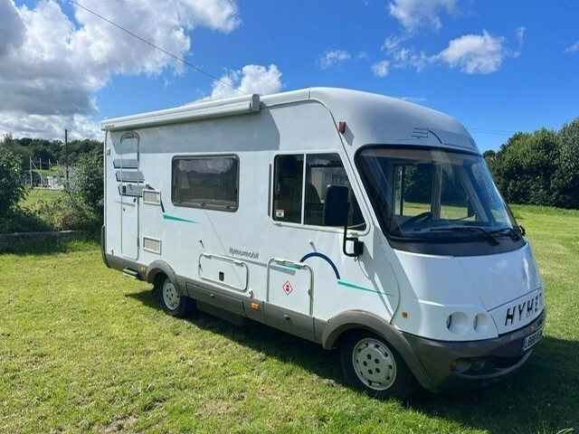 HYMER MOTORHOME FIAT ducato camper van b584 A class Manual Diesel air ...