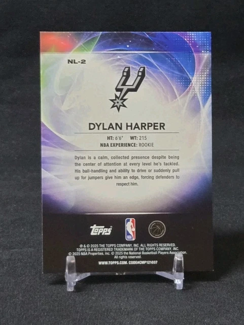 2025-26 TOPPS BASKETBALL Dylan Harper (RC) No Limit #NL-2 Spurs Rookie $1.38 - PicClick CA