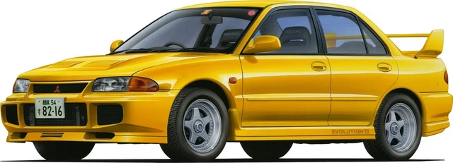 1/24 ZOLL UP Serie Nr.034 Mitsubishi Lancer Evolution III GSR Fenster ...