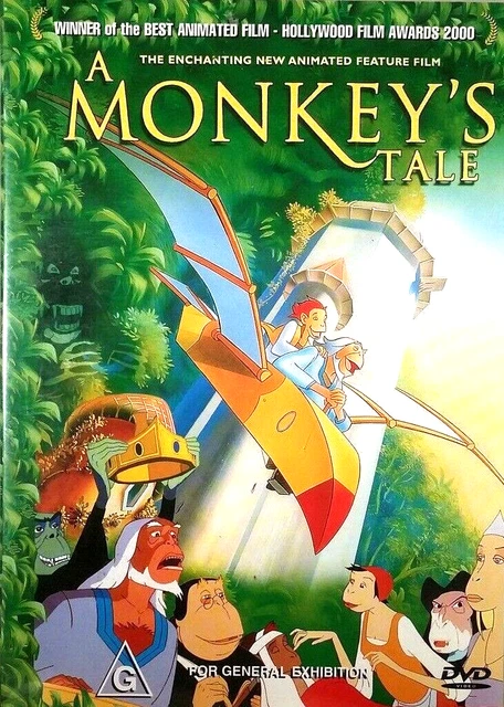 A MONKEY'S TALE DVD Family Kids Movie Cartoon Animation - FAST NEXT DAY ...