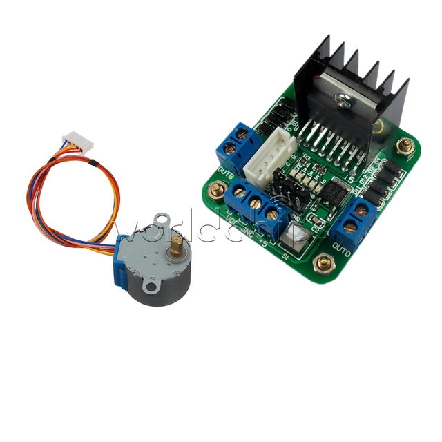 28BYJ-48 12V STEPPER Motor +DC Stepper Motor Drive Module L298N Dual H ...