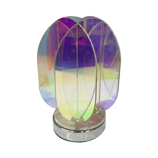 LED COLOR ACRYLIC USB Table Lamp Bedroom Room Game Room Decor Night ...