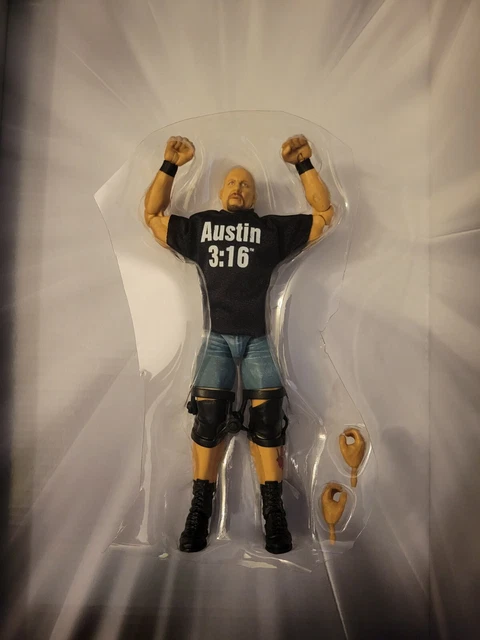 WWE ELITE STONE Cold Steve Austin Then Now Forever Rattlesnake 316 EUR 31,04 - PicClick FR