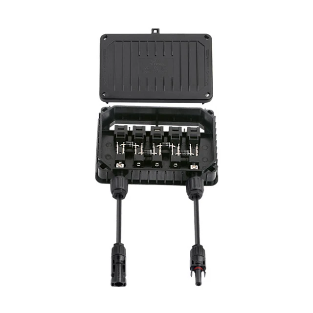SOLAR JUNCTION BOX PV Connector with 4 Diodes for Solar Panel 190W-250W ...