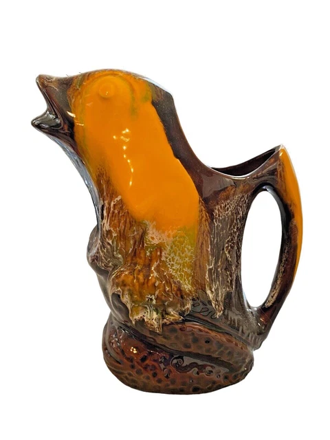 ANCIEN VINTAGE PICHET Broc Grenouille Style Vallauris Bouteille Pas St Clement EUR 25,00 ...