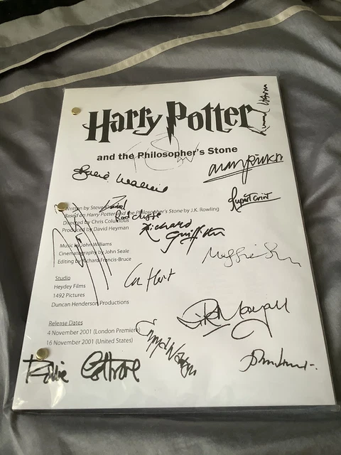 HARRY POTTER AND the Philosopher’s Stone (script copy) NEW AND UNOPENED ...