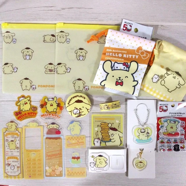 SANRIO CHARACTERS DAISO Hello Kitty 50Th Anniversary Pompompurin 17 ...