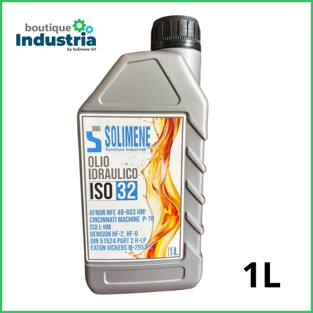 OLIO IDRAULICO ISO VG 32 HLP - 1L per Muletto, Pompe, Pistoni ...