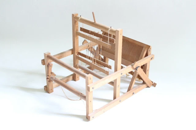 ANTIQUE WOODEN WEAVING loom | old victorian table loom rug salesman ...