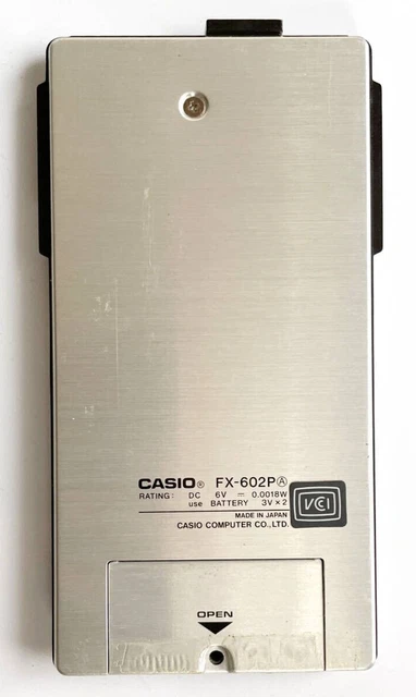 CASIO FX-602P PROGRAMMABLE Calculator 1980s Vintage USED #189 £141.30 ...