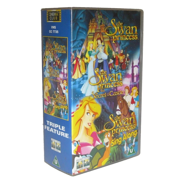 THE SWAN PRINCESS VHS Tapes Triple Feature Film Bundle Box Set £12.90 ...