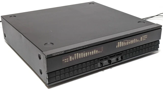 KENWOOD GE-77E 14-BAND Stereo Graphic Equalizer 2ch Spectrum USED Japan ...