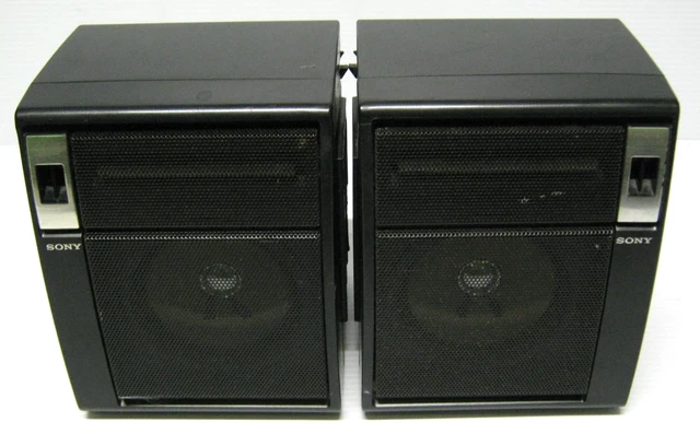 SONY STEREO SYSTEM Plastic Speaker Pair $99.00 - PicClick AU