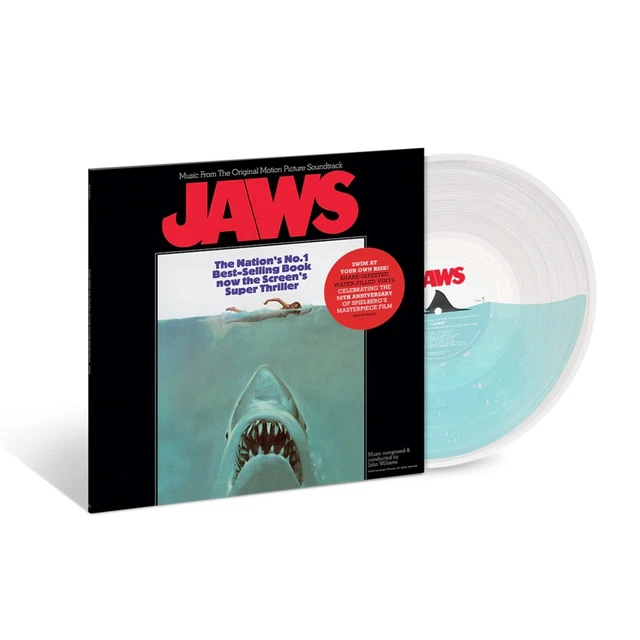 JAWS - 50TH Anniversary Shark Infested Water-Filled Vinyl LP - PRESALE ...