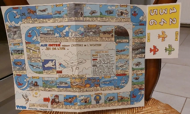 AIR INTER ANTIQUE GOOSE GAME COMPLETE AND RARE Items £8.24 - PicClick UK