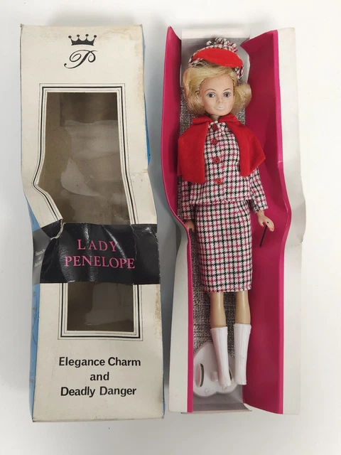 RARE LADY PENELOPE doll Fairylite + original box Thunderbirds Unused ...