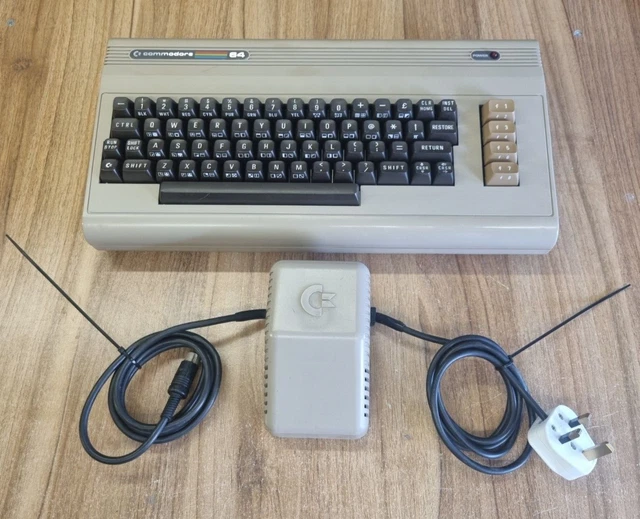 COMMODORE 64 EARLY Breadbin Model including power supply tested £103.00 ...