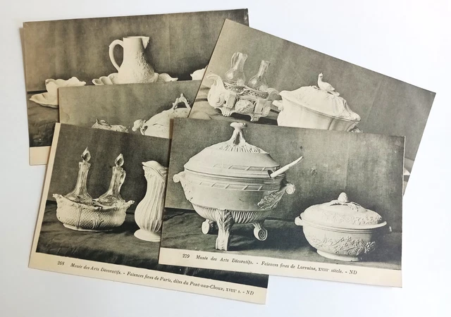 VINTAGE POSTCARD BUNDLE - French Pottery - Musee des Artes Decoratifs ...