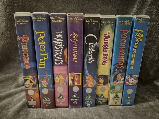 8 X DISNEY VHS Tapes Bundle £9.04 - PicClick UK