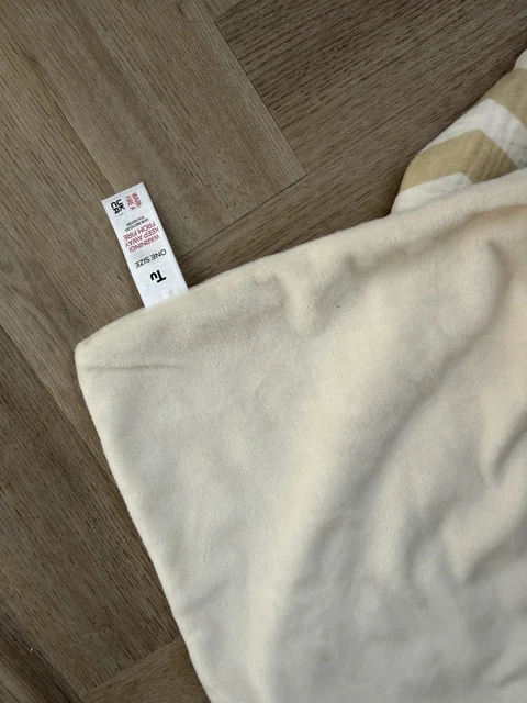 TU SAINSBURYS CREAM Lion Soft Toy Comforter & Zig Zag Muslin Cloth BNWT ...