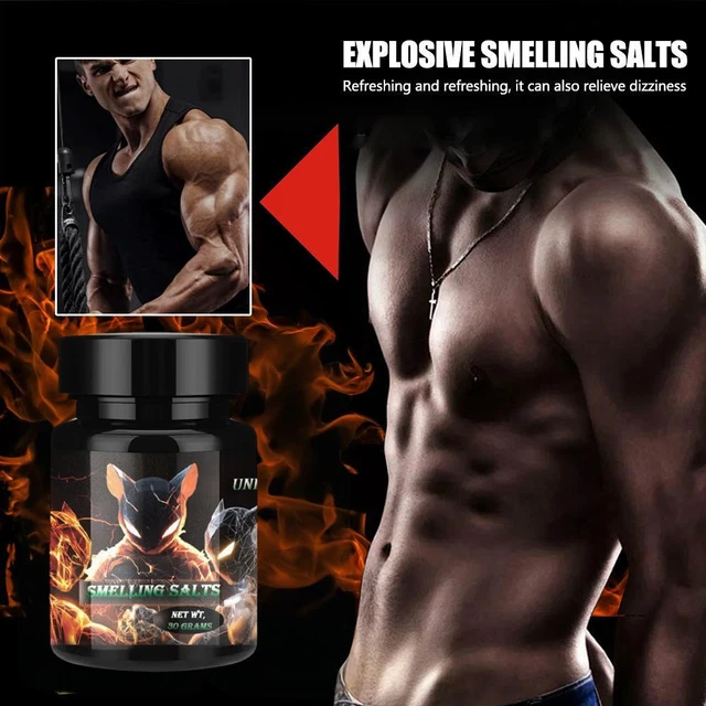 2 X SMELLING Salts Bottled - Extra Strength,Strong Ammonia Inhalant for ...