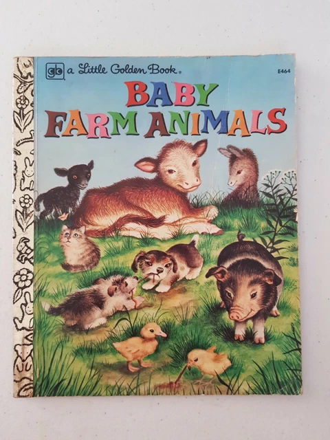 LITTLE GOLDEN BOOK - Baby Farm Animals 1976 SC $4.95 - PicClick AU