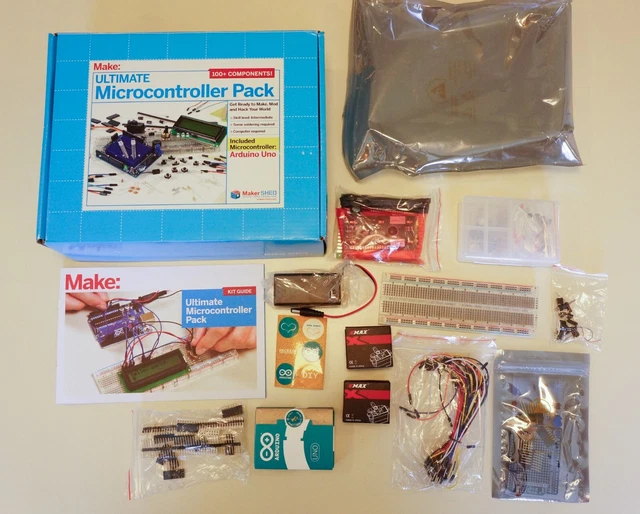 Maker Shed Ultimate Microcontroller Pack With Arduino Uno 100