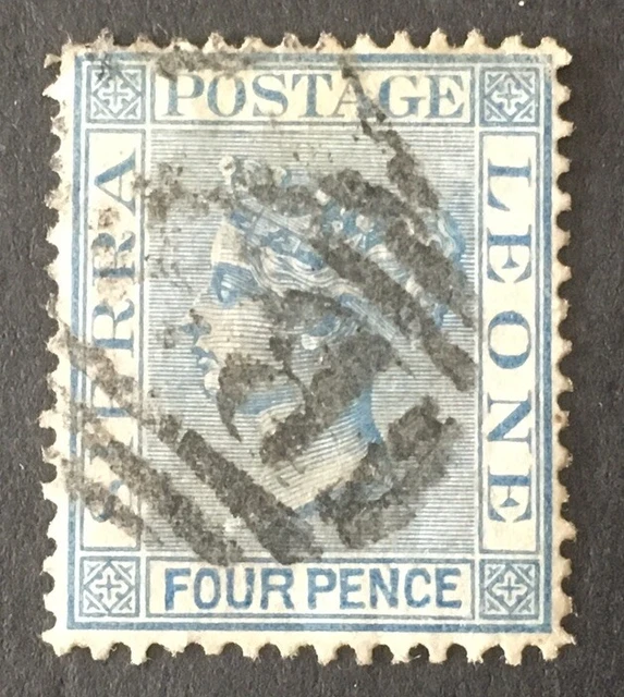 SIERRA LEONE QUEEN Victoria 1883 VFU 4d Stamp (SG 26) LH £0.99 ...