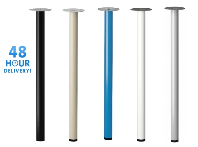 IKEA ADILS METAL Table Legs, Table Support Stand Legs, 70cm £11.99 ...