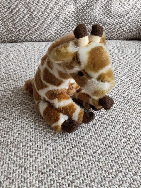NATURE PLANET SOFT Toy Cuddly Plush Sitting Giraffe Stuffed Animal ...