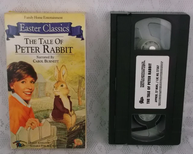 TALE OF PETER Rabbit VHS Video Tape Carol Burnett Classic Movie Vintage ...