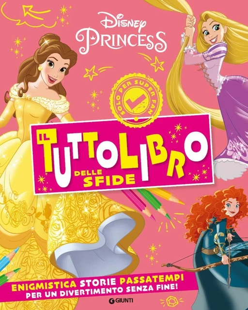LIBRI PRINCIPESSE DISNEY. Il Tuttolibro Delle Sfide. Enigmistica ...