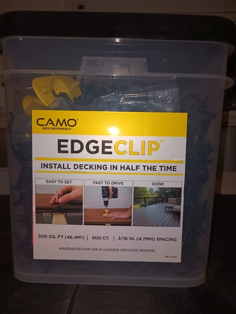 CAMO EDGE CLIP Hidden Deck Fasteners $300.00 - PicClick