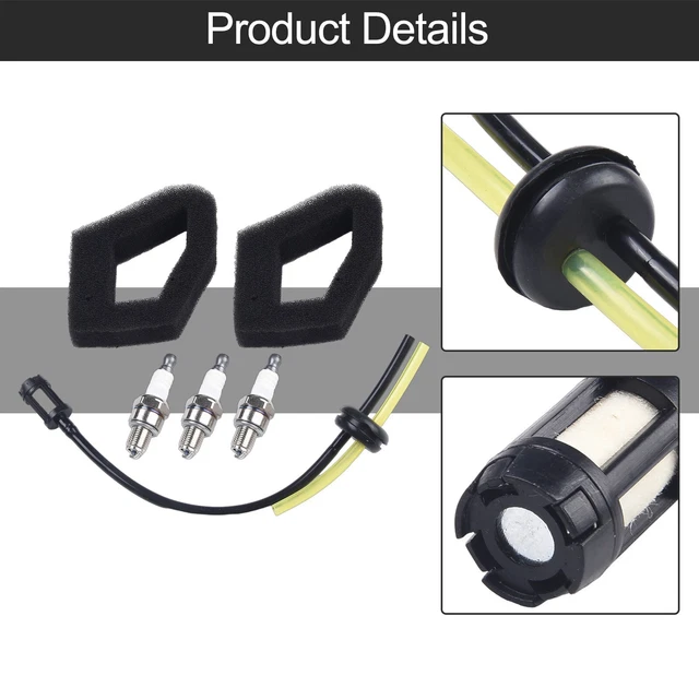 SPARK PLUG FILTER Kit For Fuel Line GX25 ULT425 UMC425 UMC435 UMK425 £ ...